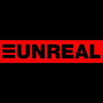 "UNREAL" Sticker for Sale by crawfordgodfrey | Redbubble