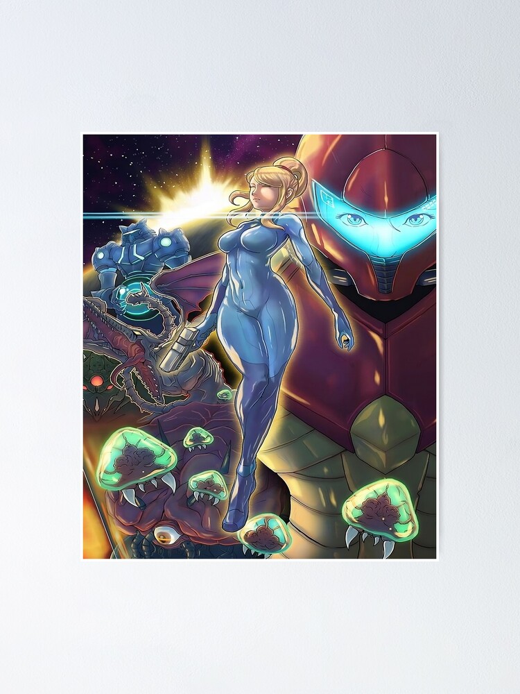 "metroid" Poster for Sale by haynesnathan | Redbubble