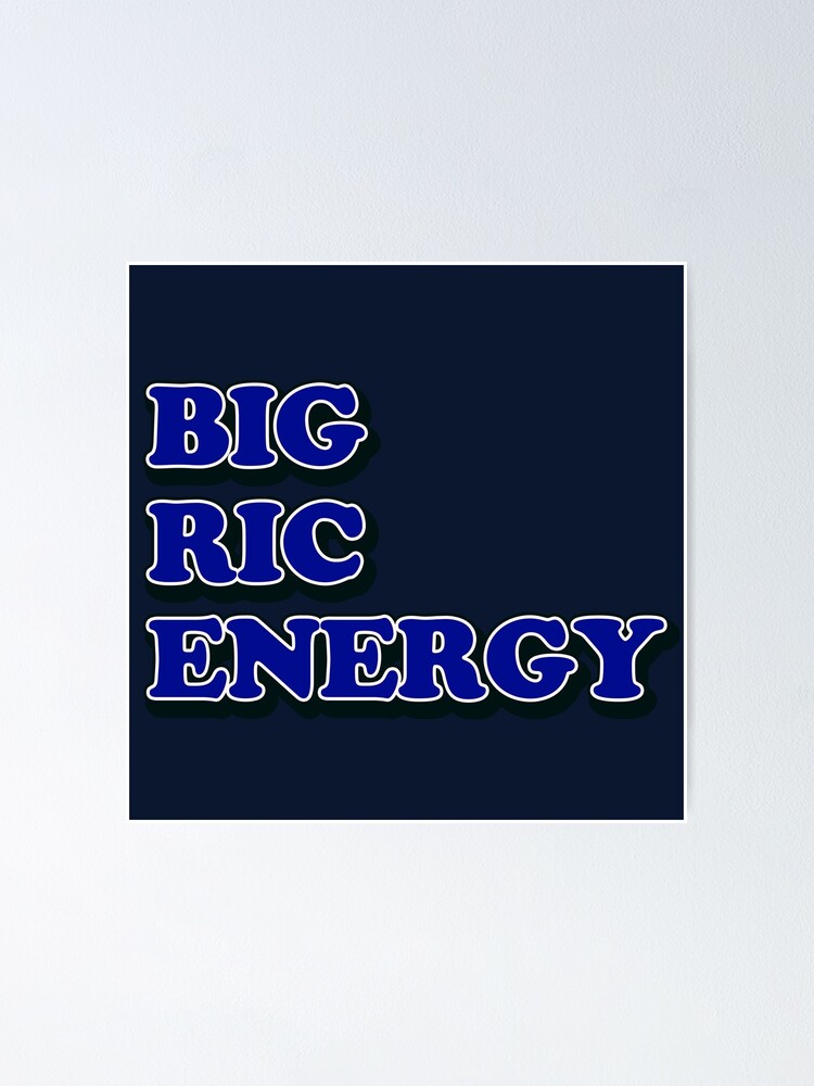 "Big Ric Energy - RBR - Formula 1" Poster for Sale by Harley-Jay ...