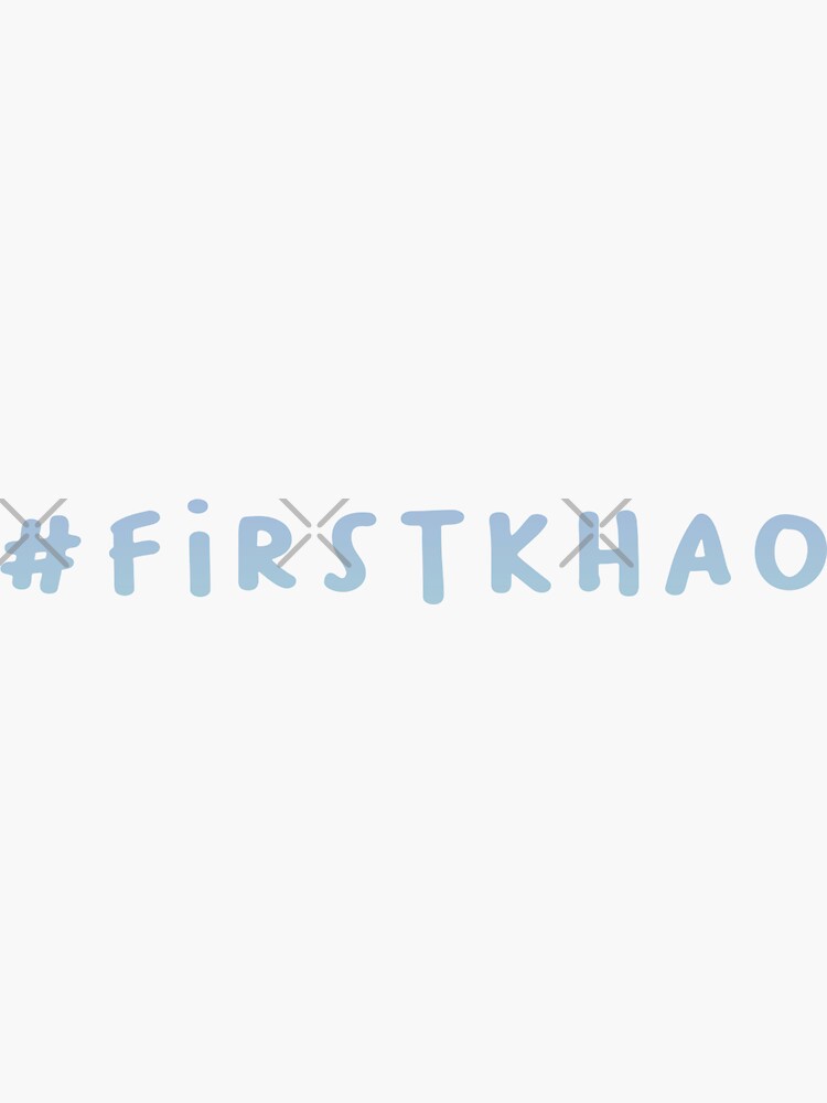 "FIRSTKHAO THE ECLIPSE FIRST KHAO KHAOTUNG GMMTV THAI BL" Sticker for ...