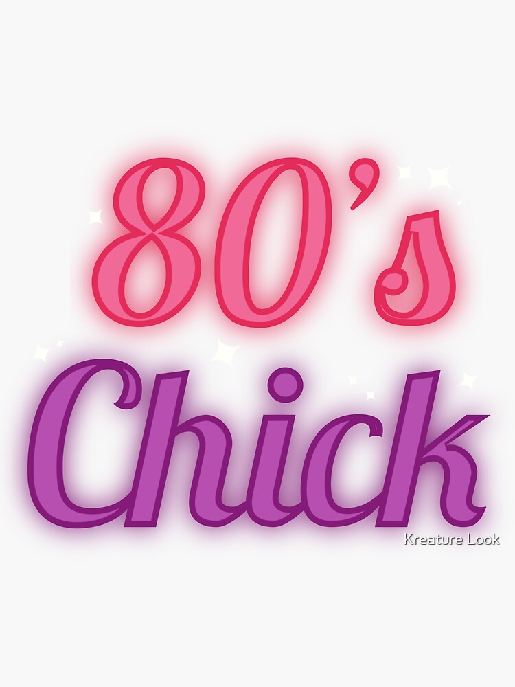 "80s Chick | 80s theme gift | 80s neon tshirt | rad mom shirt | 80s mom ...