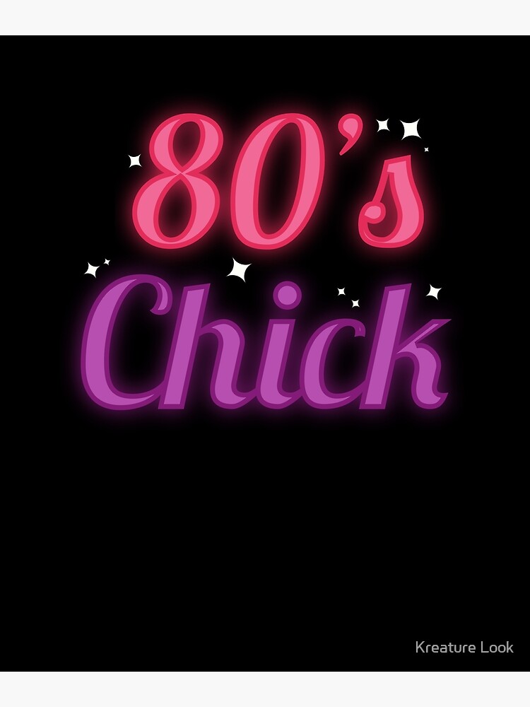 "80s Chick | 80s theme gift | 80s neon tshirt | rad mom shirt | 80s mom ...