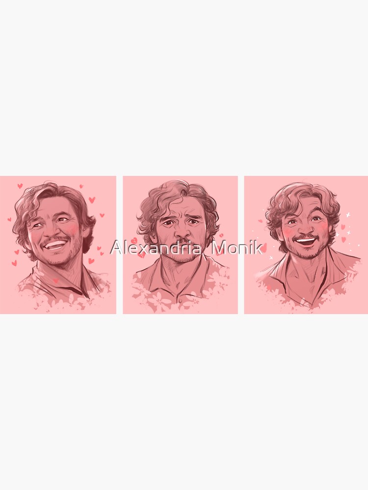 "Pink Pedro" Sticker for Sale by MissMonik | Redbubble