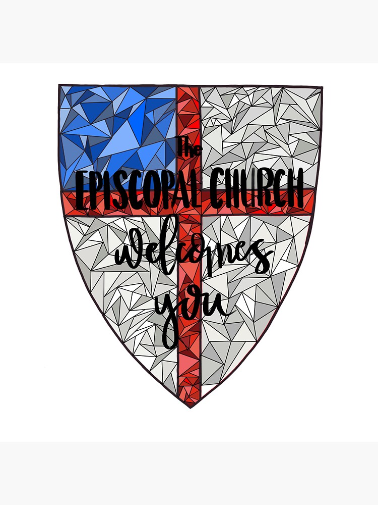 "Episcopal Shield Triangle 2" Sticker for Sale by mallorywatkins ...