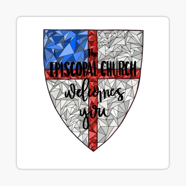 "Episcopal Shield Triangle 2" Sticker for Sale by mallorywatkins ...