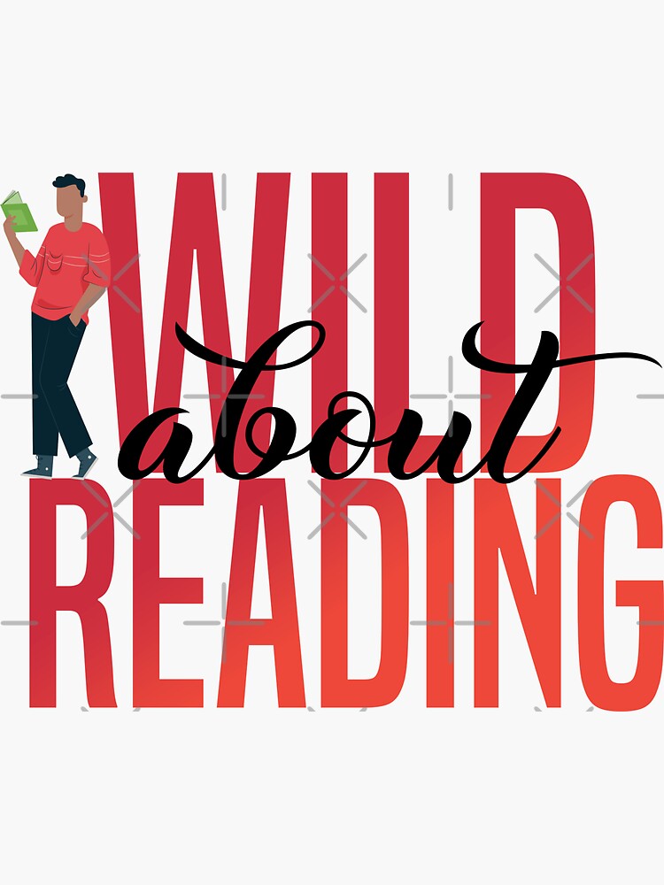 "Wild About Reading Dr Teacher Red And White Stripe" Sticker for Sale ...
