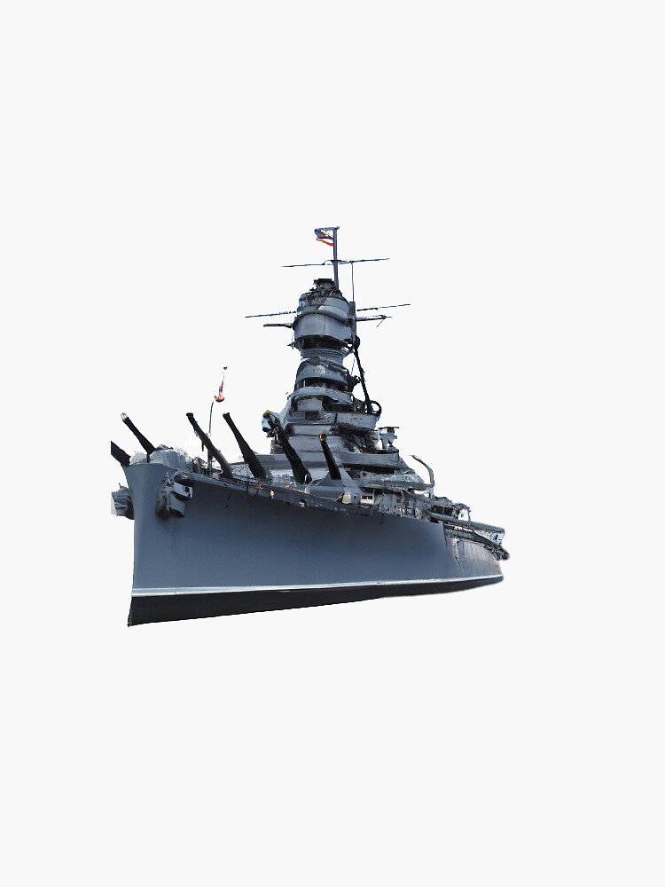 "Uss Wisconsin Battleship Trend" Sticker for Sale by ToniYNR | Redbubble