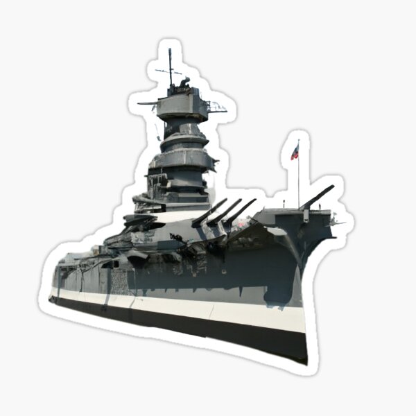 "Uss Wisconsin Navy Battleship World War 2" Sticker for Sale by ToniYNR ...