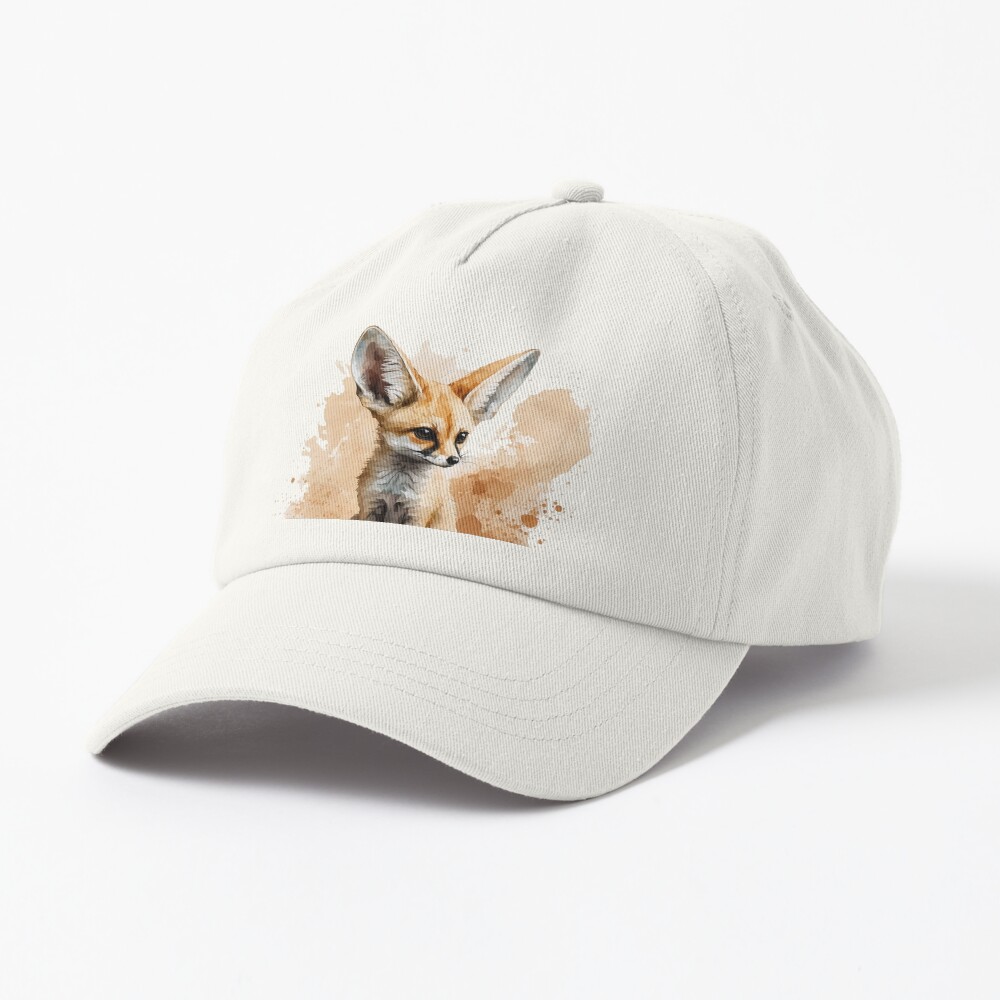 "Fennec Fox Portrait - Watercolour Illustration" Sticker by Adios65 ...
