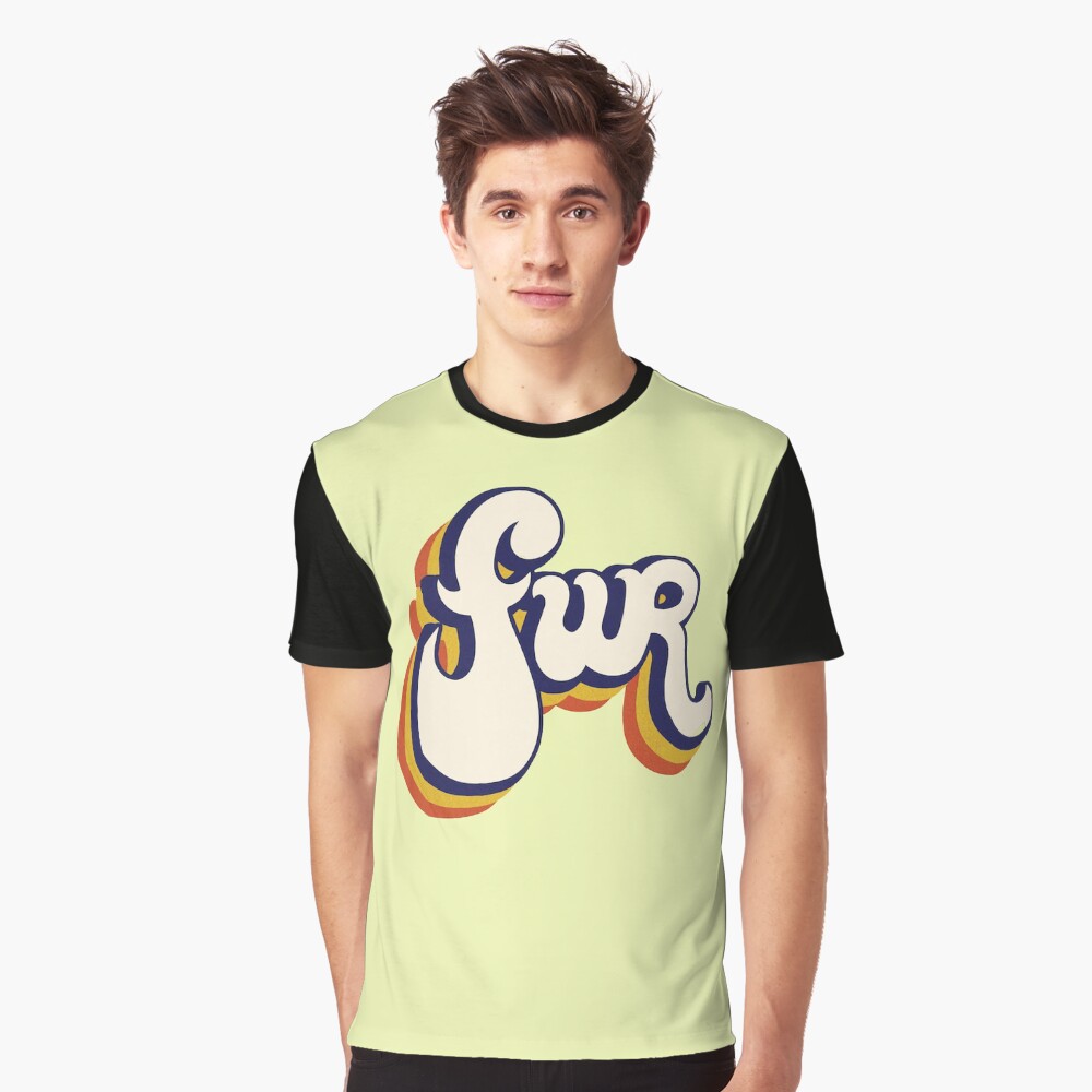 "FUR Band Logo" Sticker for Sale by Jinggalamun | Redbubble