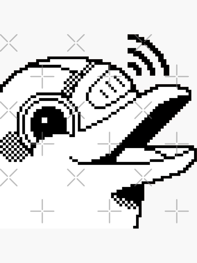 "Flipper Zero Logo Transparent" Sticker for Sale by X X | Redbubble