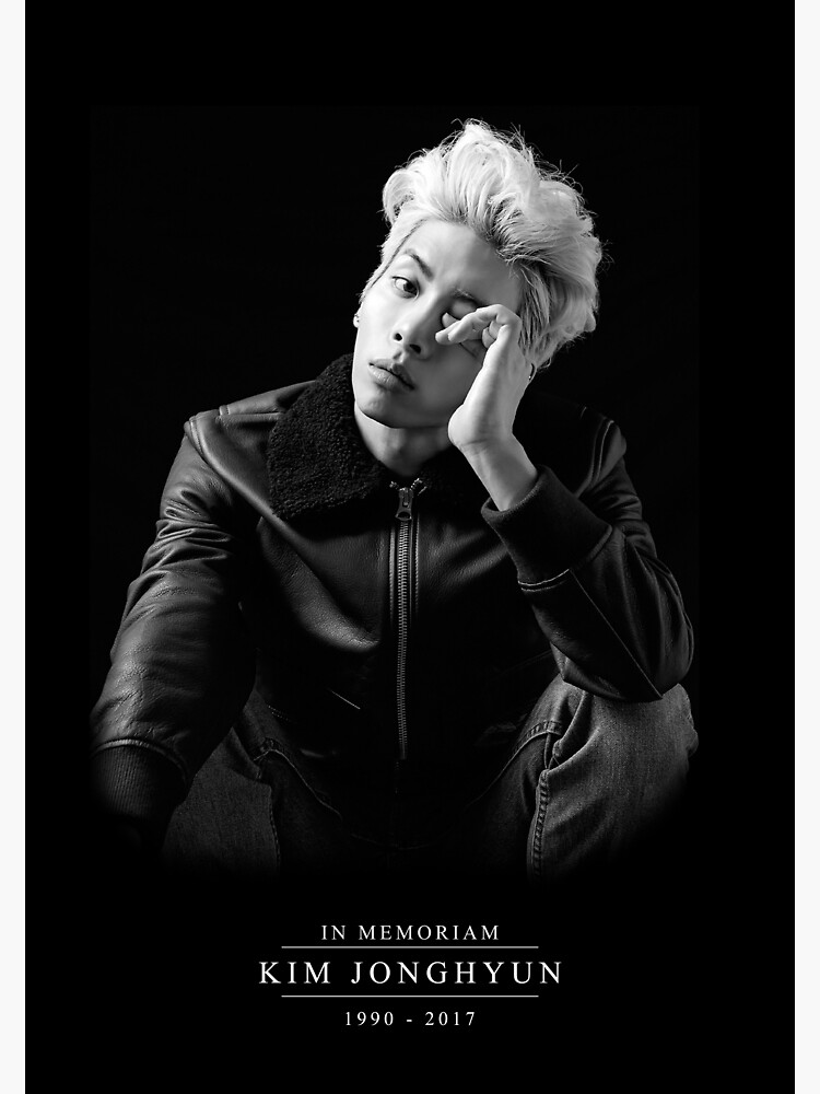 "Jonghyun - In Memoriam" Poster for Sale by FeliciaBorrelli | Redbubble