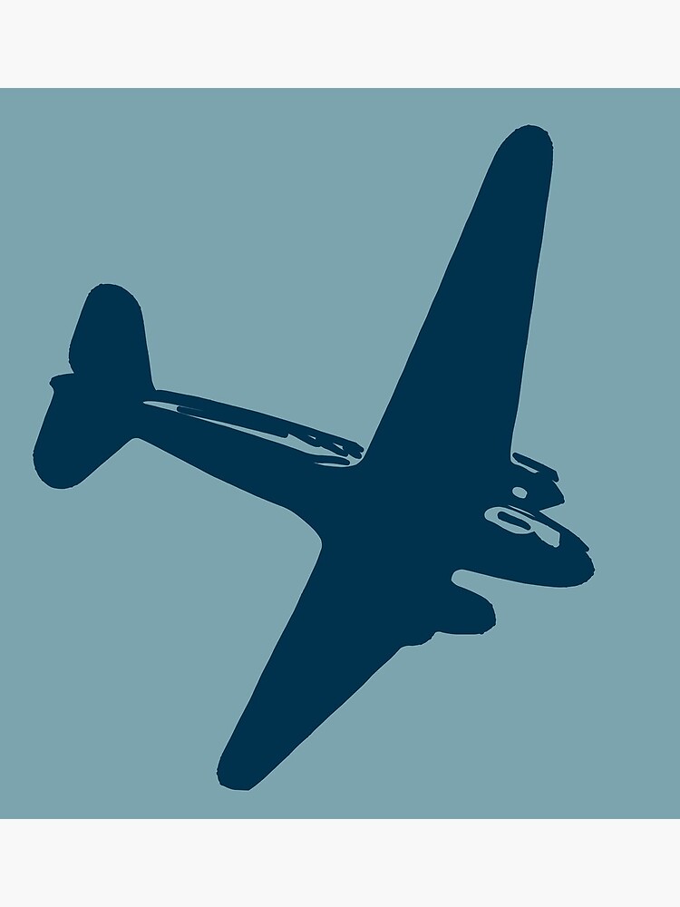 Lámina artística «DC-3 Aircraft in the Sky - edición de cómic» de ...