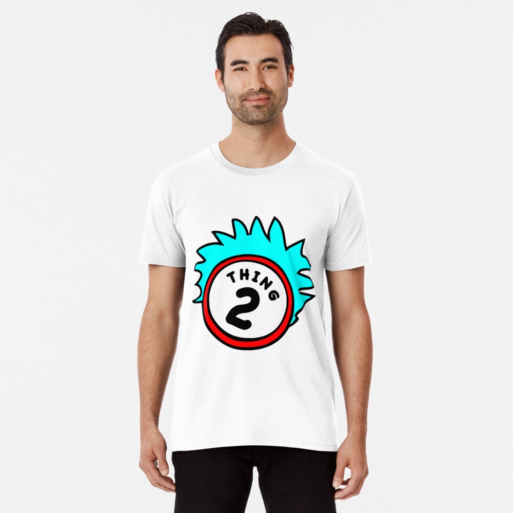 " Thing 1 Thing 2 " Sticker for Sale by moullknoz | Redbubble