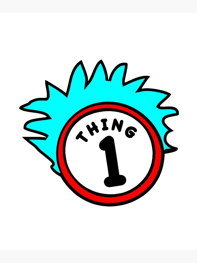 " Thing 1 Thing 2 " Poster for Sale by moullknoz | Redbubble