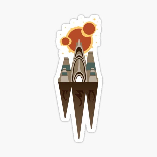 "ALMSIVI Temple" Sticker for Sale by SaurianDandy | Redbubble