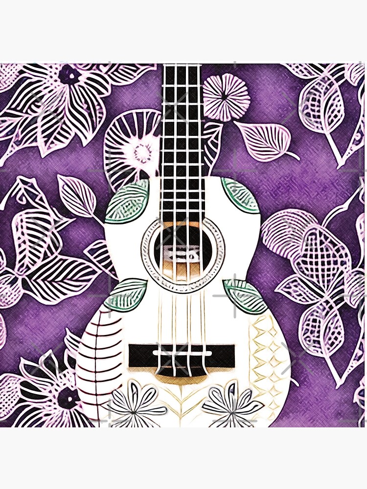 Ukulele Flower Premium Matte Vertical Poster sold by HamiBintang | SKU ...
