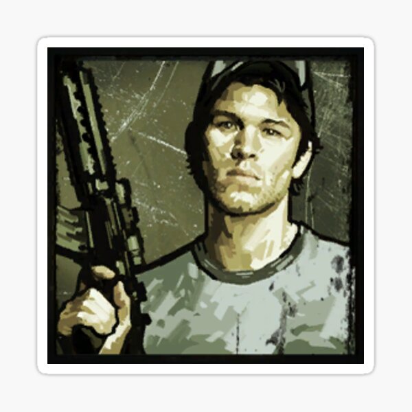 "Left 4 Dead 2 Lobby Image Of Ellis" Sticker for Sale by ThugsUnited ...