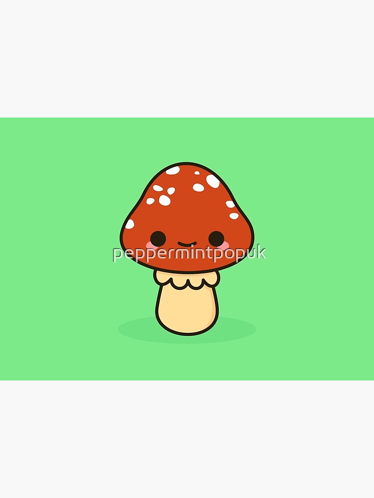 "Kawaii red toadstool" Poster by peppermintpopuk | Redbubble