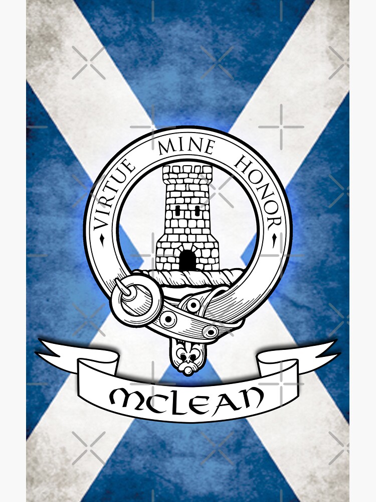 "McLean Family - Scottish Clan Crest" Sticker for Sale by njmclean ...