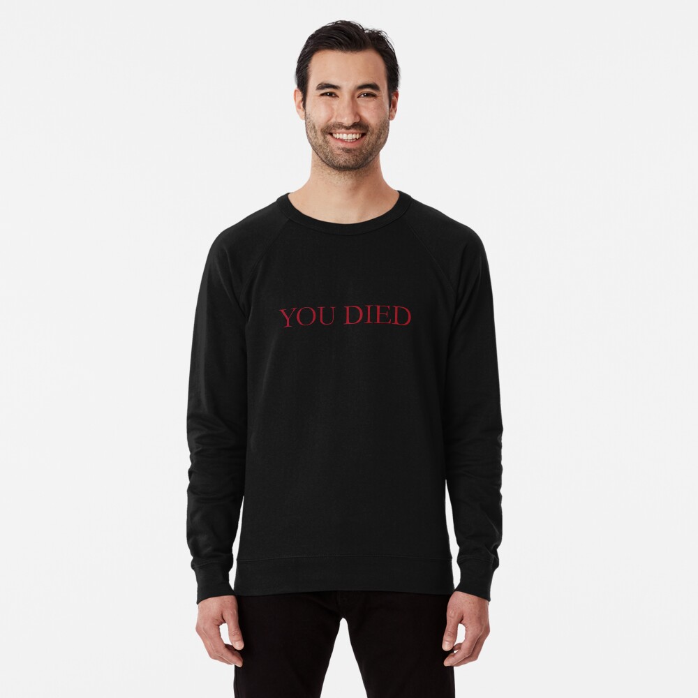 "You Died" Sticker for Sale by lobstershorts | Redbubble
