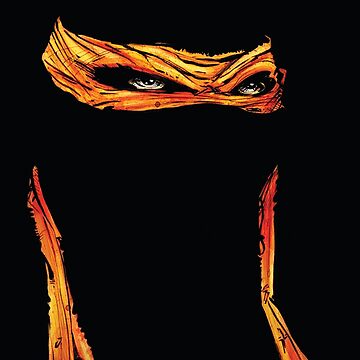 "Mikey TMNT Mask" Poster for Sale by ArtbyAlReid | Redbubble