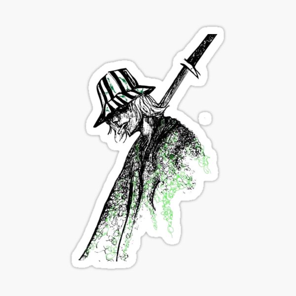 "Kisuke Urahara" Sticker by Aliartiste | Redbubble