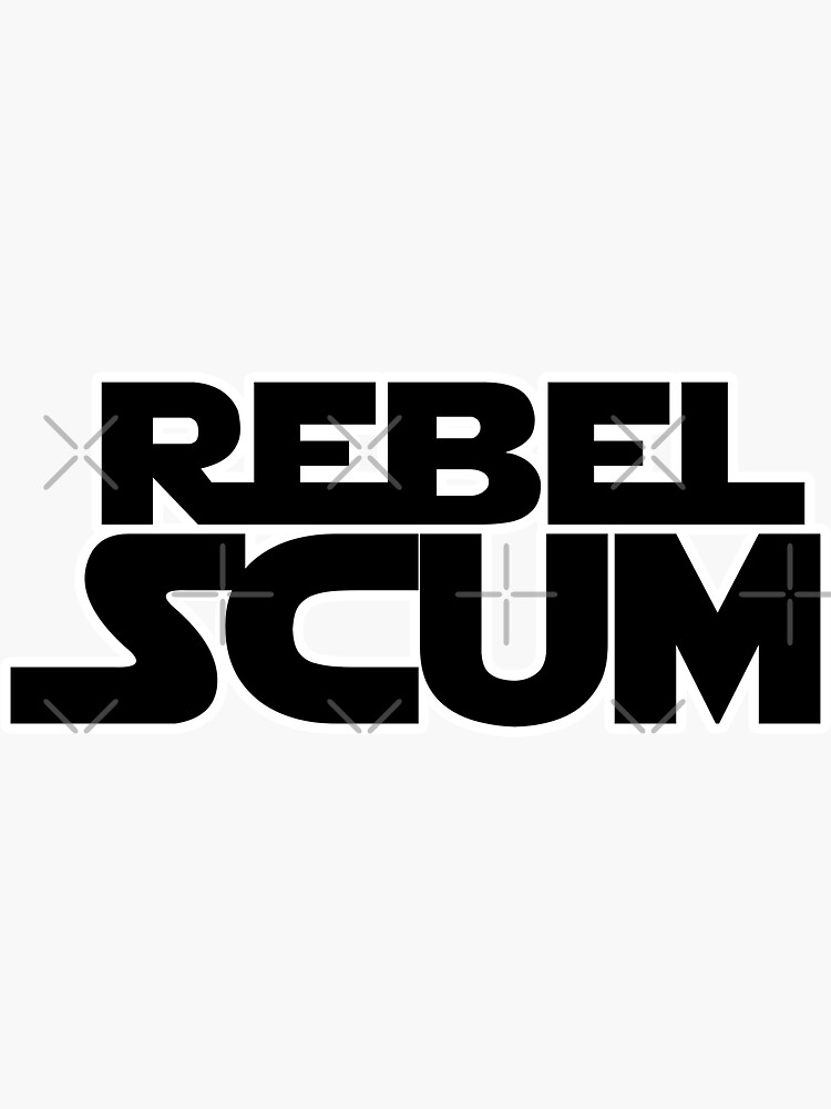 "Rebel Scum" Sticker by grinningskull | Redbubble