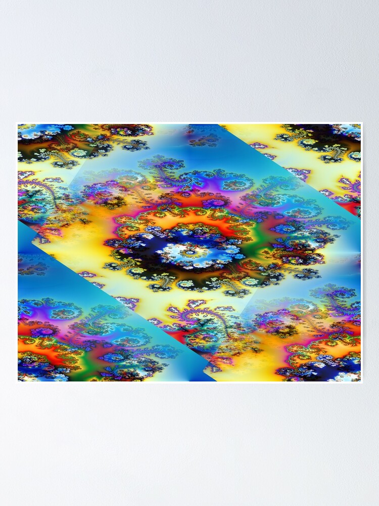 "Skewed, Rotated, Centered and Seamless" Poster by barrowda | Redbubble