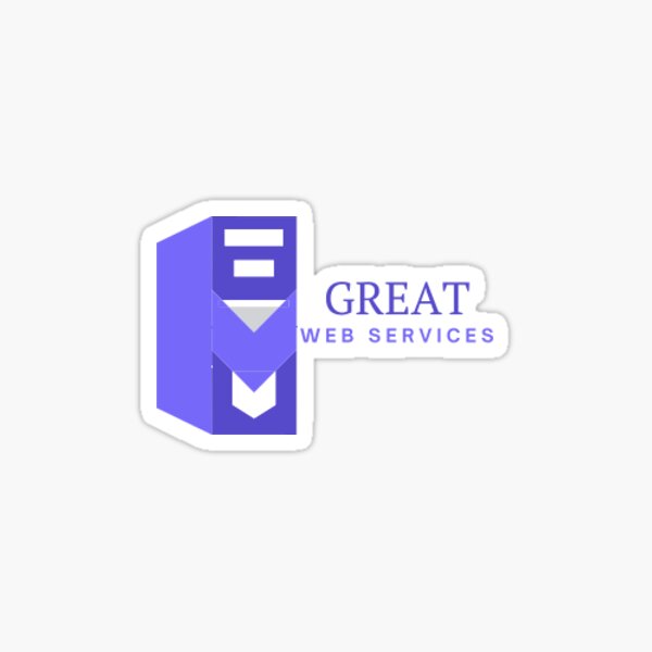 "GWS: Logo + Wordmark" Sticker for Sale by GoodWebServices | Redbubble