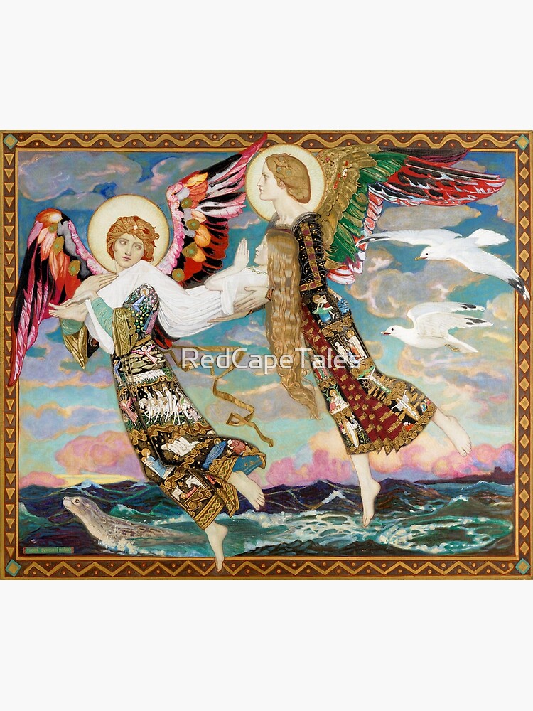 "Saint Bride Saint Brigid of Kildare John Duncan" Poster for Sale by ...