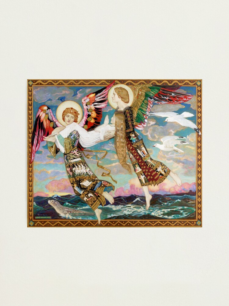 "Saint Bride Saint Brigid of Kildare John Duncan" Photographic Print ...