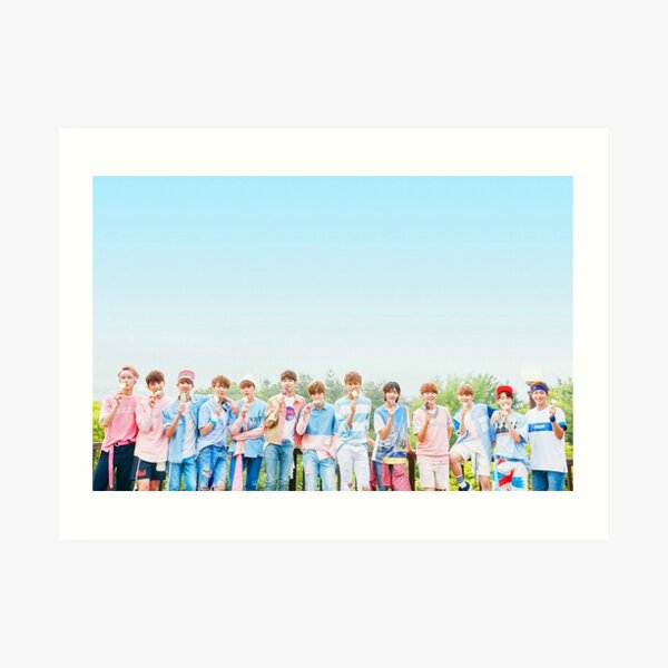 "SEVENTEEN AJU NICE" Art Print by SVTEMPORIUM | Redbubble