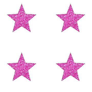 "y2k star sticker pack - pink glitter " Sticker for Sale by chrissyg333 ...