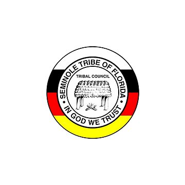 "Seminole Tribe of Florida Seal" Sticker for Sale by artyflyers | Redbubble