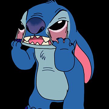 "Annoyed Stitch From Lilo And Stitch" Sticker for Sale by Christiana ...