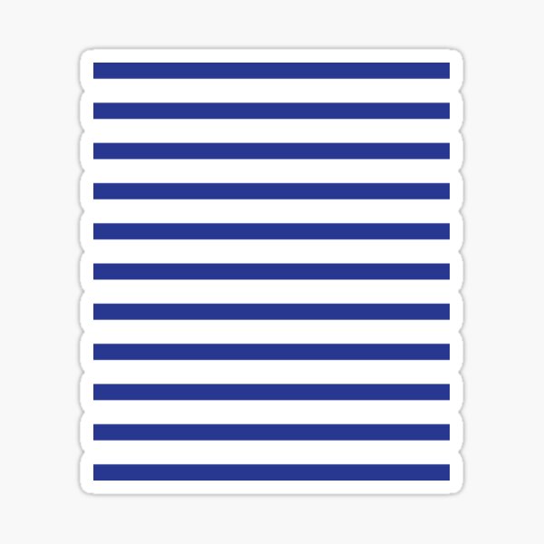 "MissDewi Stripes Design Navy Blue" Sticker by MissDewi | Redbubble