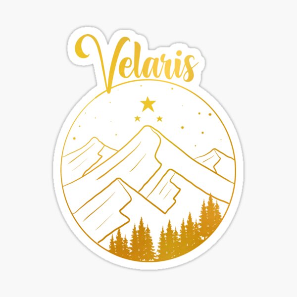 "Velaris landscape golden design" Sticker for Sale by AnabellaCor94 ...