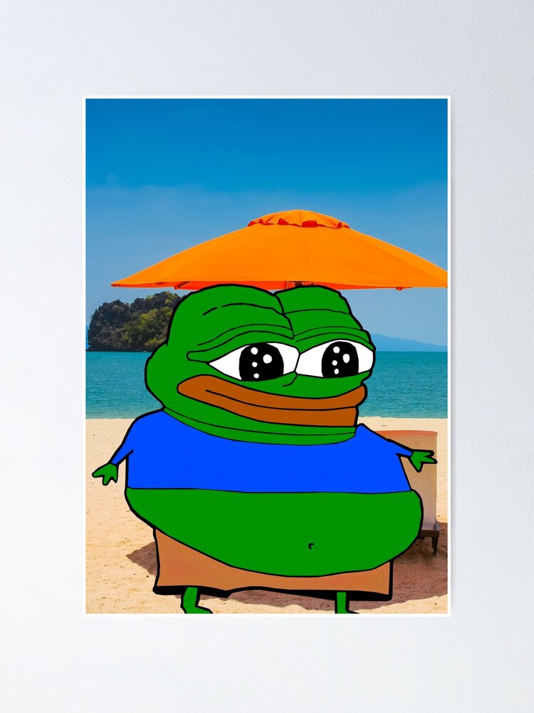 "Fat Rare Pepe Apu Apustaja" Poster for Sale by Slav-Art | Redbubble