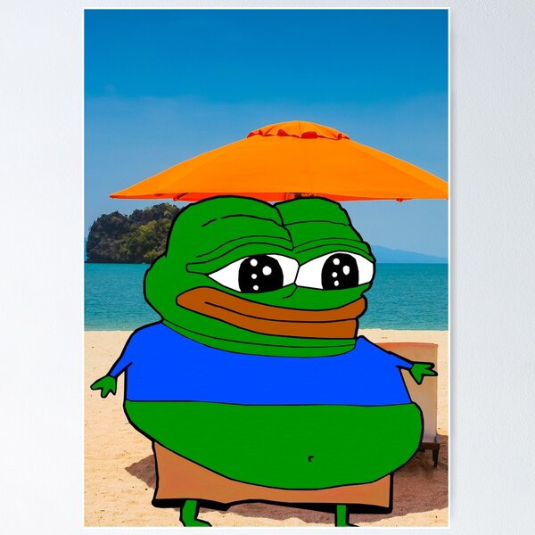 "Fat Rare Pepe Apu Apustaja" Poster for Sale by Slav-Art | Redbubble
