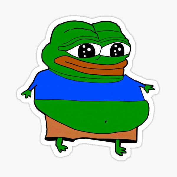 Fat Rare Pepe Apu Apustaja Sticker For Sale By Slav Art Redbubble