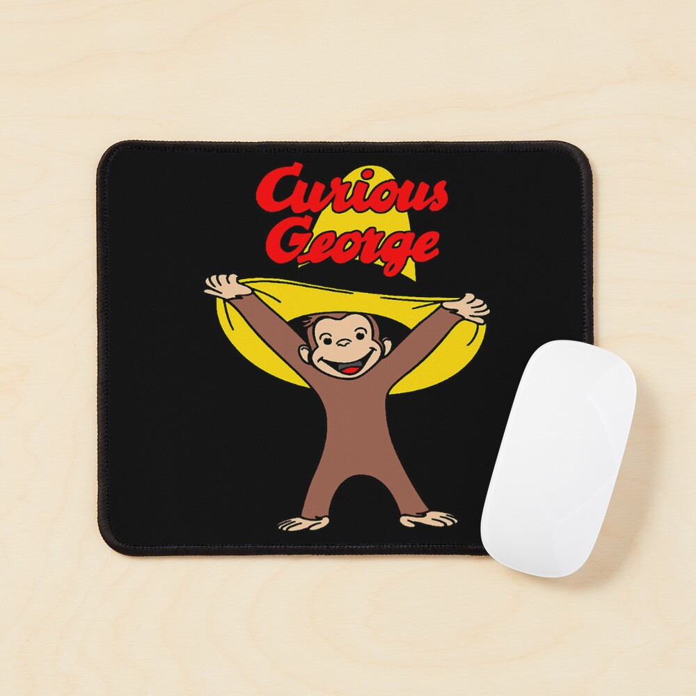"Curious George In The Yellow Hat" Sticker for Sale by HarleyAkhtar ...
