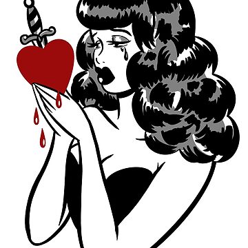 "Heartbroken Hottie" Sticker for Sale by Ghostboi54 | Redbubble