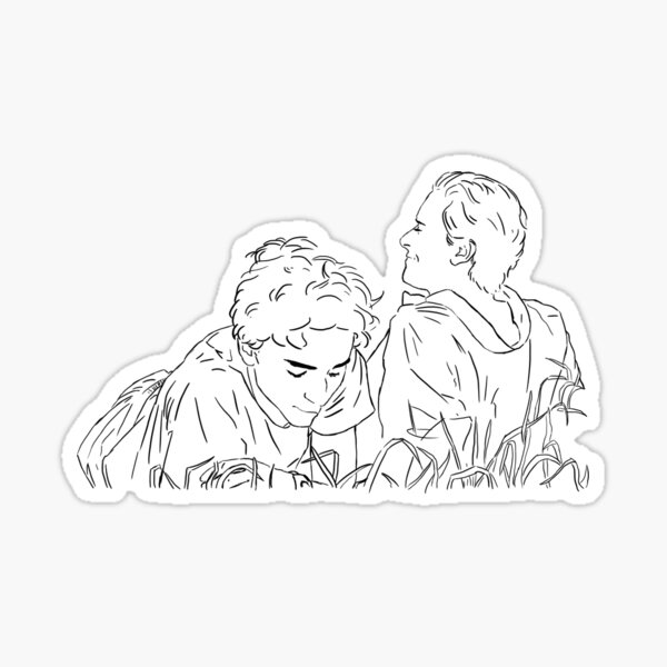 "elio and oliver" Sticker by monsterdictable | Redbubble