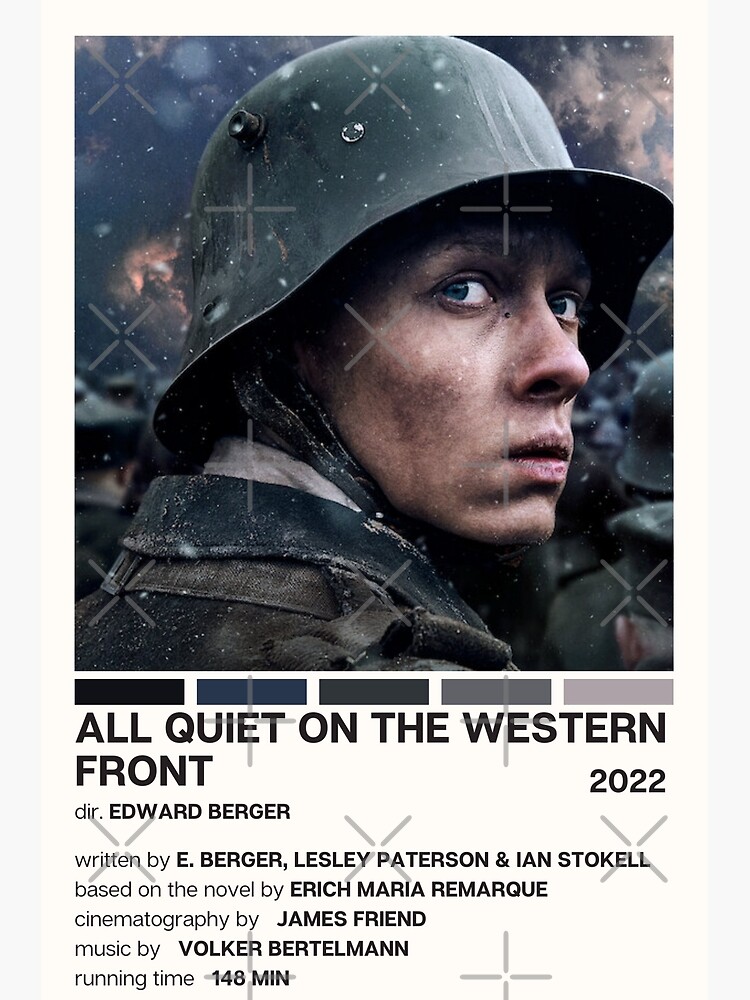 "All Quiet On The Western Front Movie Poster" Poster for Sale by ...