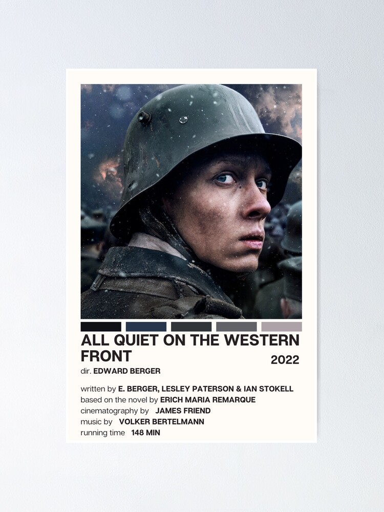 "All Quiet On The Western Front Movie Poster" Poster for Sale by ...