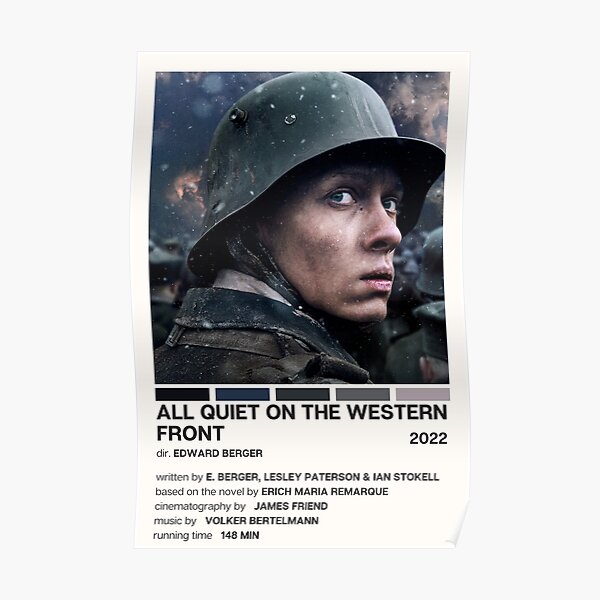 "All Quiet On The Western Front Movie Poster" Poster for Sale by ...