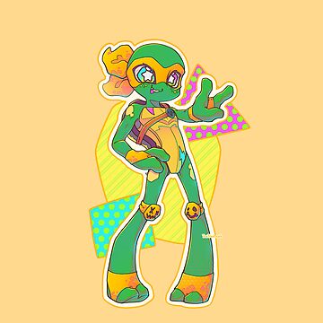 "ROTTMNT - Mikey" Sticker for Sale by TeaTreeLeafs | Redbubble