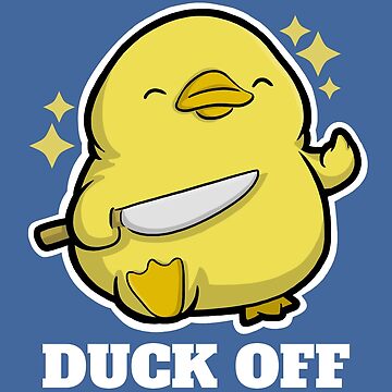 "Duck Off" Sticker for Sale by tmyb | Redbubble