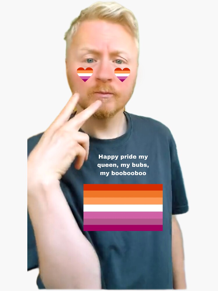 "Paul breach lesbian pride " Sticker for Sale by grayson1302 | Redbubble